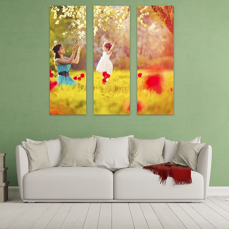 Triptych Canvas Prints. 3 Split Canvas Prints