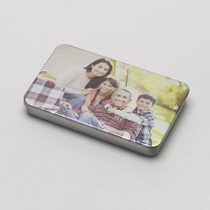Personalised Photo Tin. Photo Tin Box. Picture Tin.