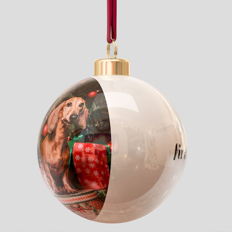 Personalised Photo Christmas Baubles. Make Your Own Baubles