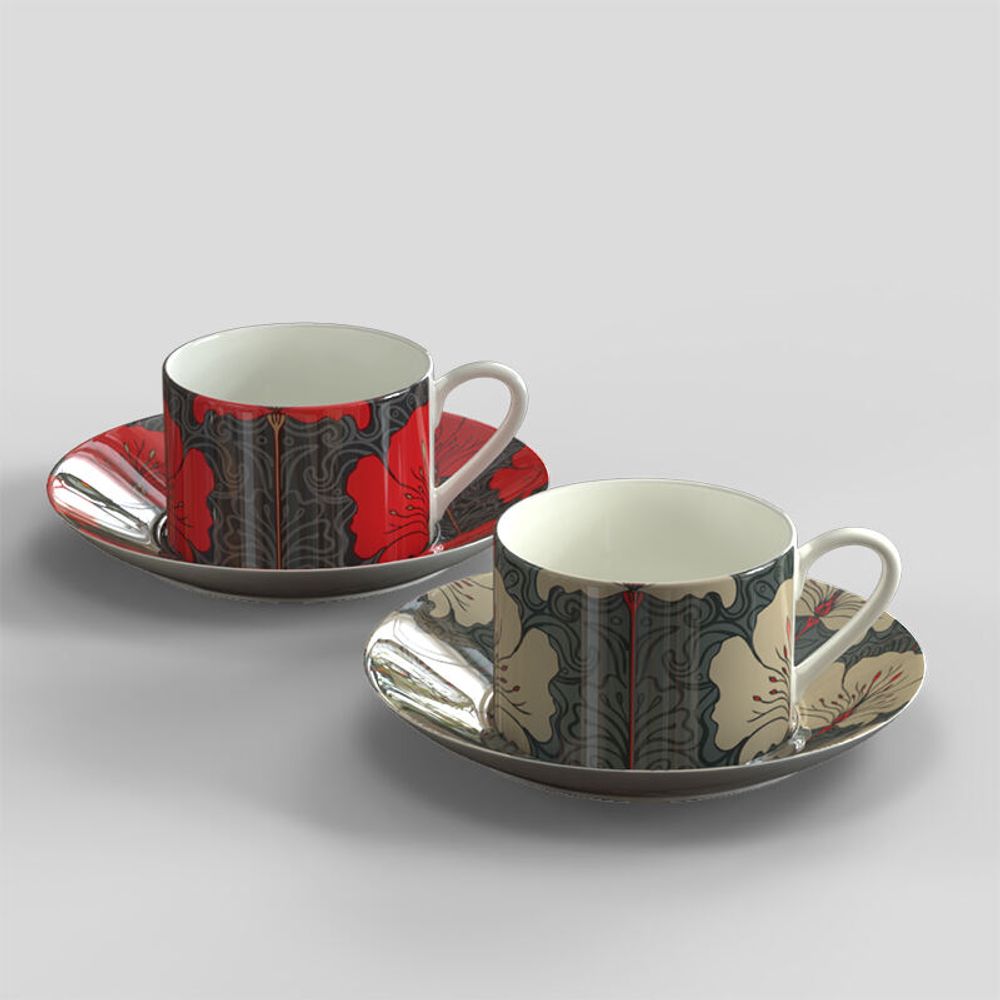 Custom Tea Cups and Saucers | Design Your Own Cup | Tea Set