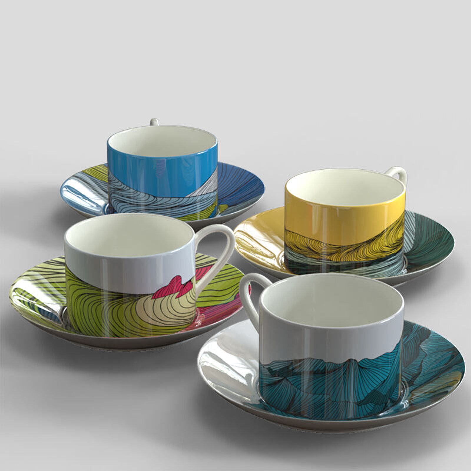 Design Your Own Cup: Make Your Own Cup & Saucer Set