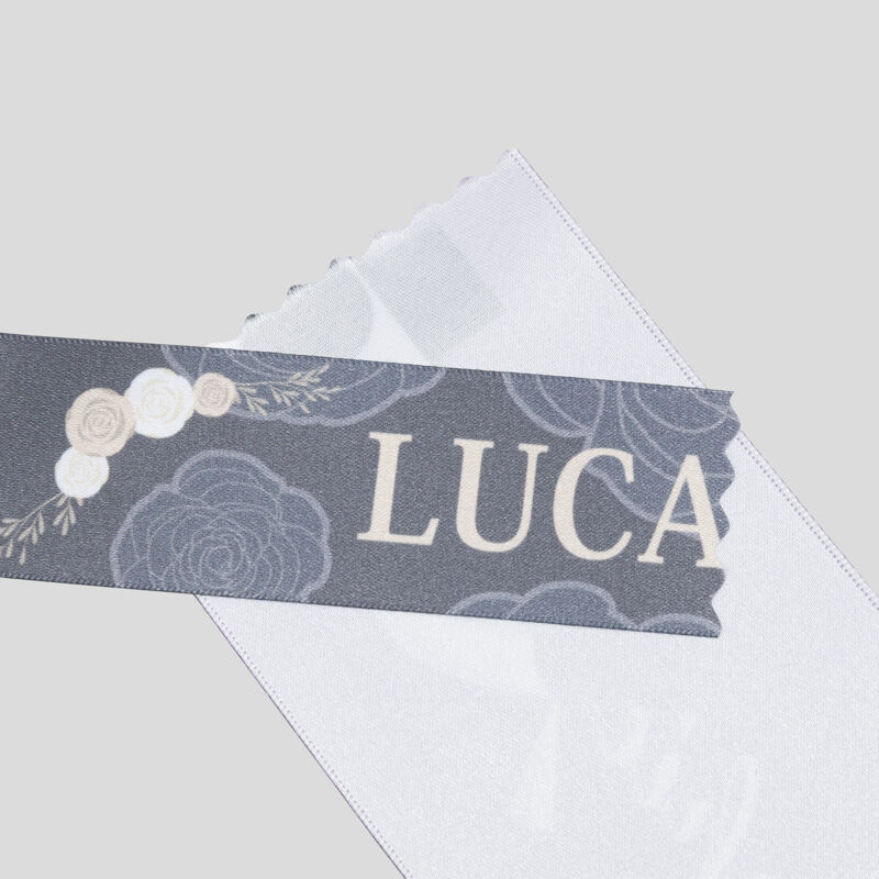 Personalised Funeral Ribbon | Custom Ribbon for Funeral Flowers