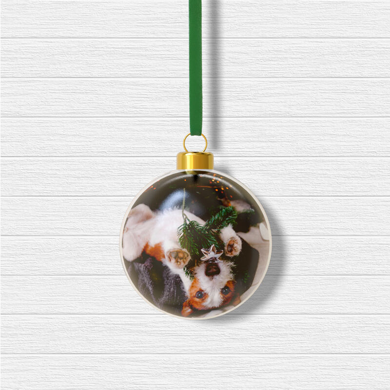 Personalised Photo Christmas Baubles. Make Your Own Baubles