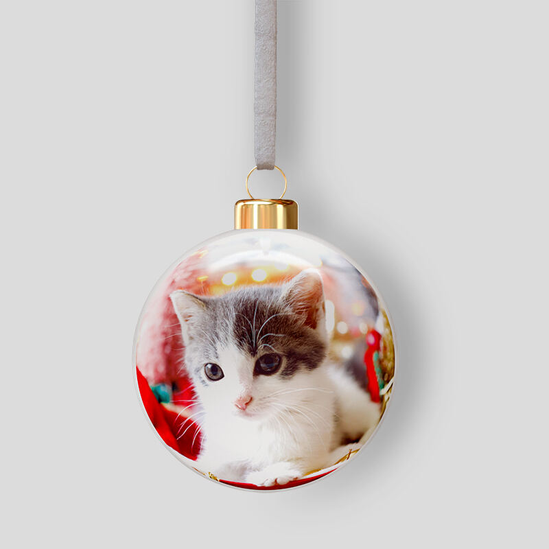 Personalised Photo Christmas Baubles. Make Your Own Baubles