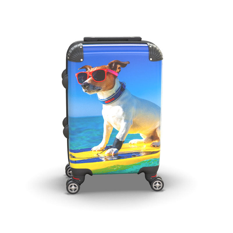 Custom Suitcase. Personalized Suitcase. Custom Luggage.