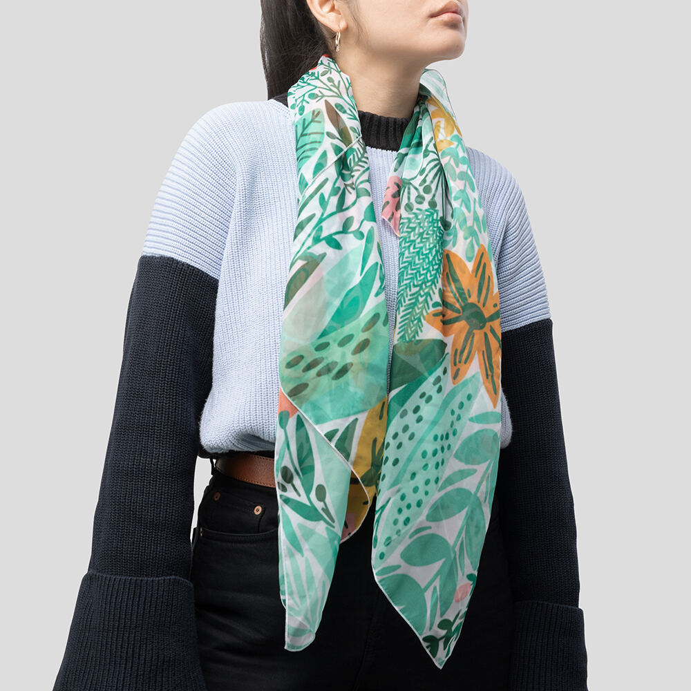 Photo Scarf. Print Photo On Scarf. Make a Personalized Collage Scarf