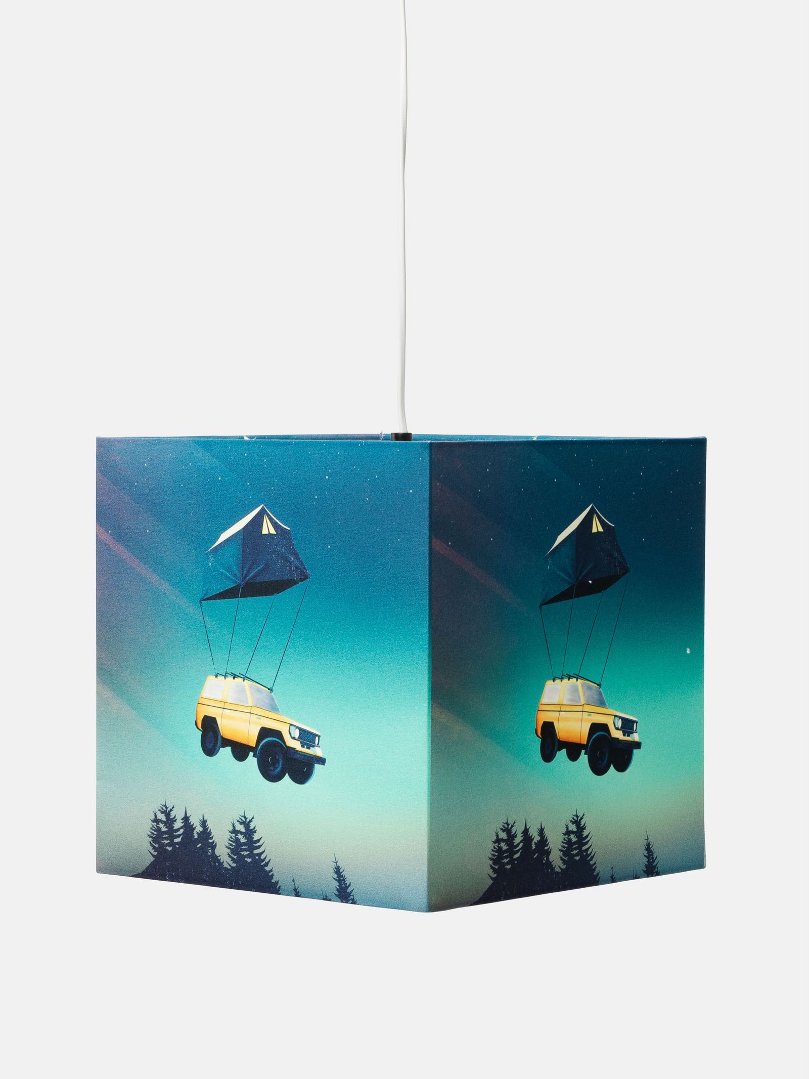 Square Lamp Shades: Custom Ceiling or Table Lampshade