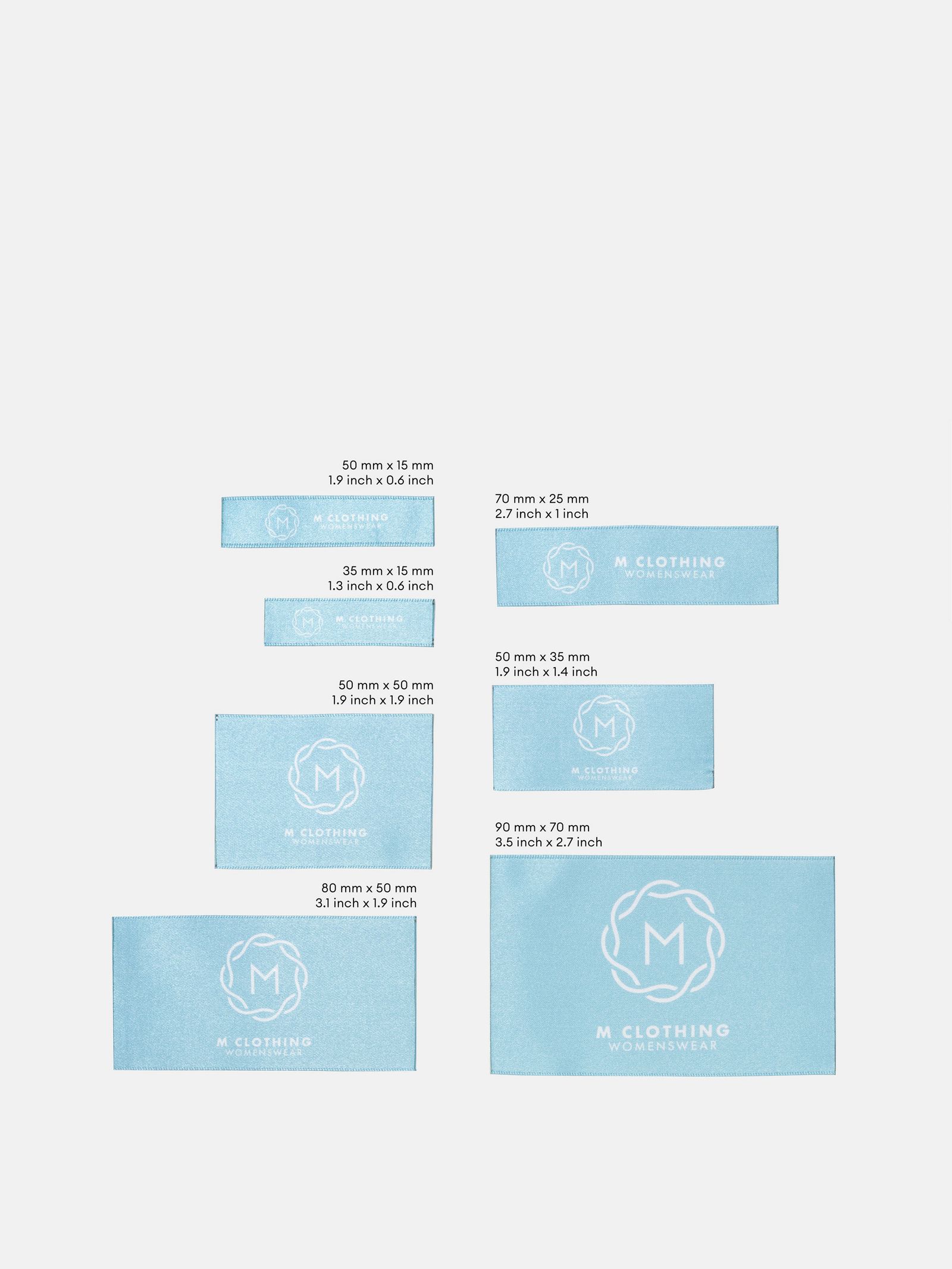 Custom Printed Fabric Labels. Design Your Brand Labels