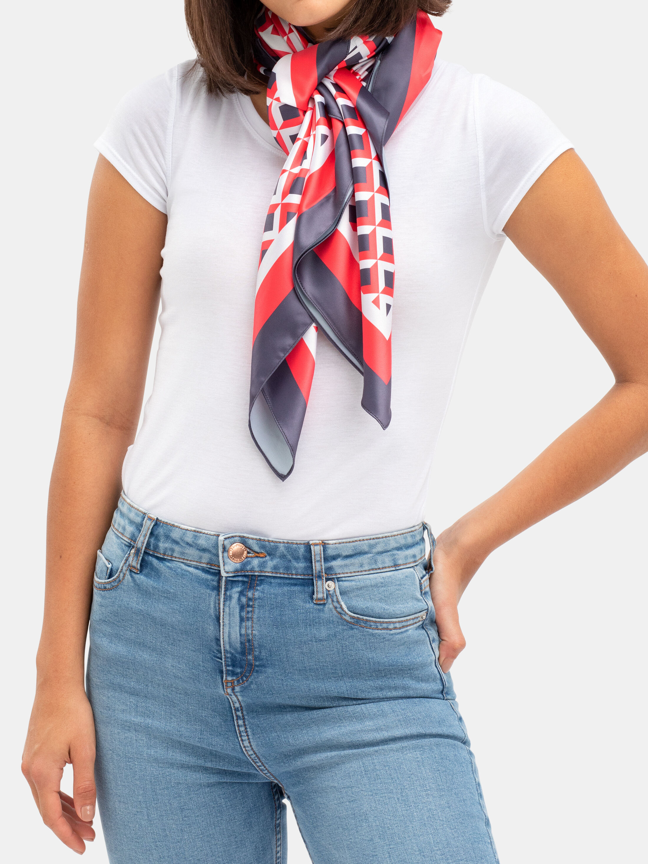 Custom Printed Scarf. Printed Square Scarf. Handmade