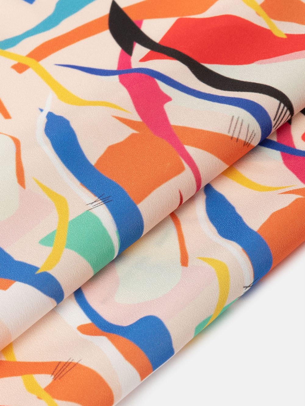 Custom Silk Crepe de Chine. Custom Printed Crepe De Chine.