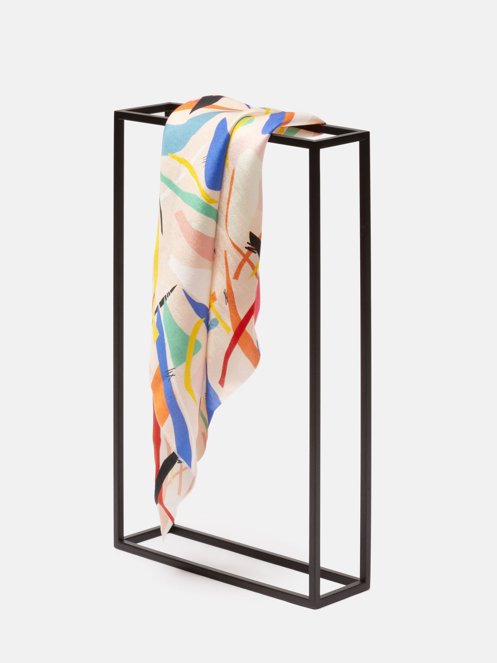 Printed Silk Satin Fabric. Custom Natural Silk Textiles