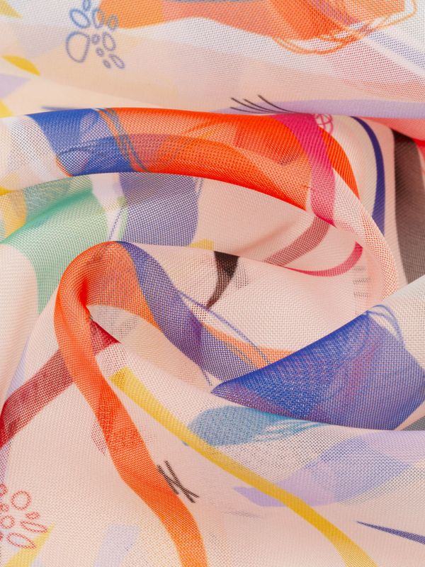 Printing On Sheer Fabric UK. Custom Sheer Cotton Fabric.