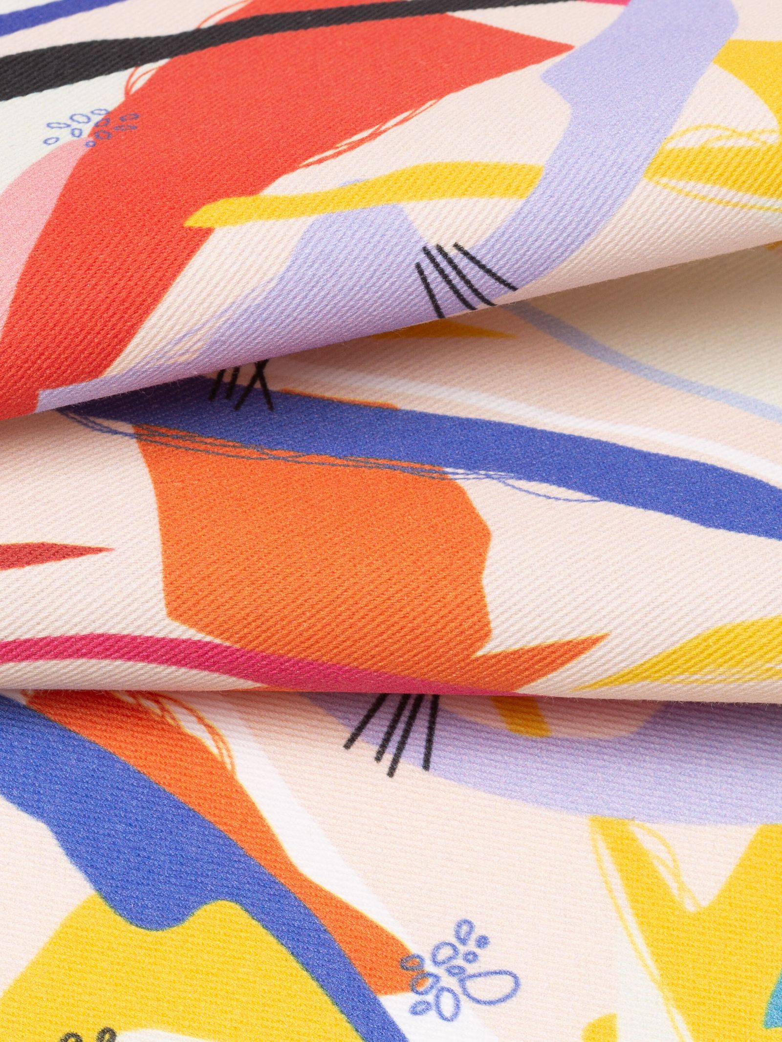 Custom Printed Cotton Twill Fabric. Printed Twill Fabric.