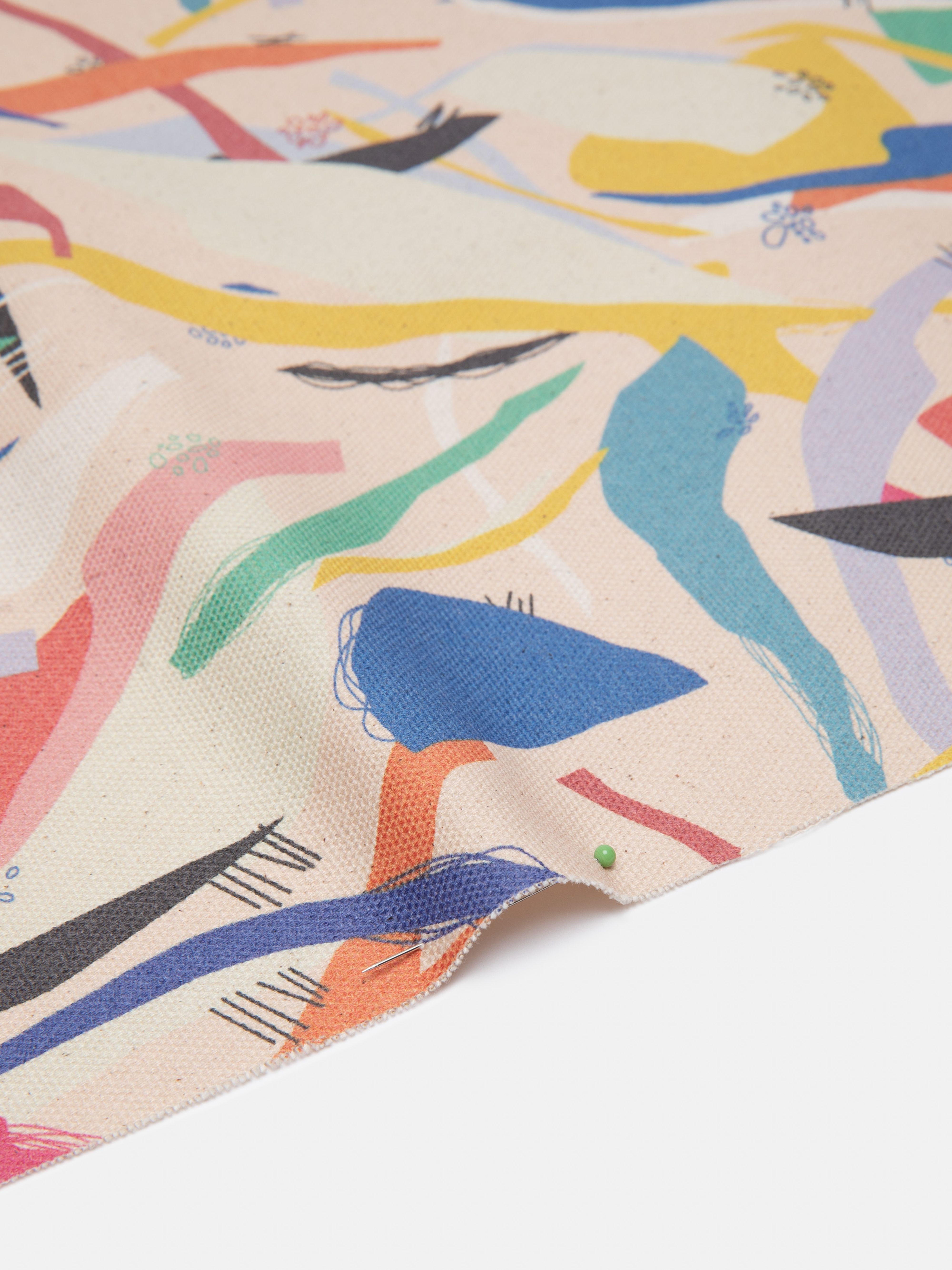 Custom Organic Cotton Prints. Organic Cotton Printed Fabric.