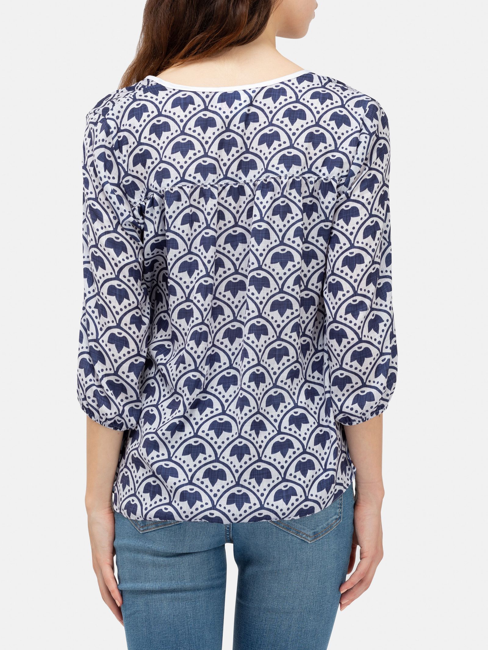 Printed Blouse. Design Your Own Custom Blouses.