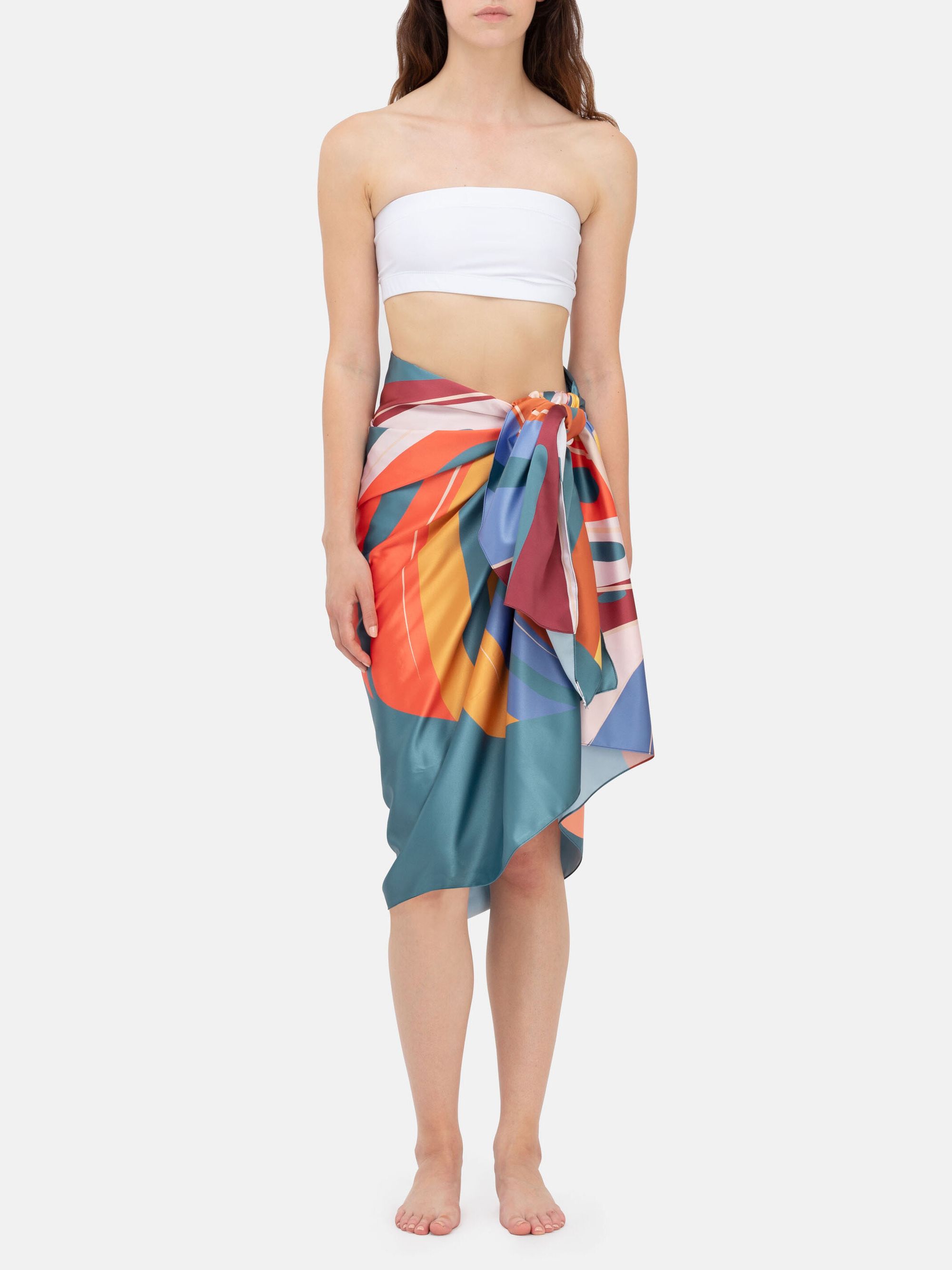 Custom Printed Silk Sarongs | Design Your Own Beach Sarong