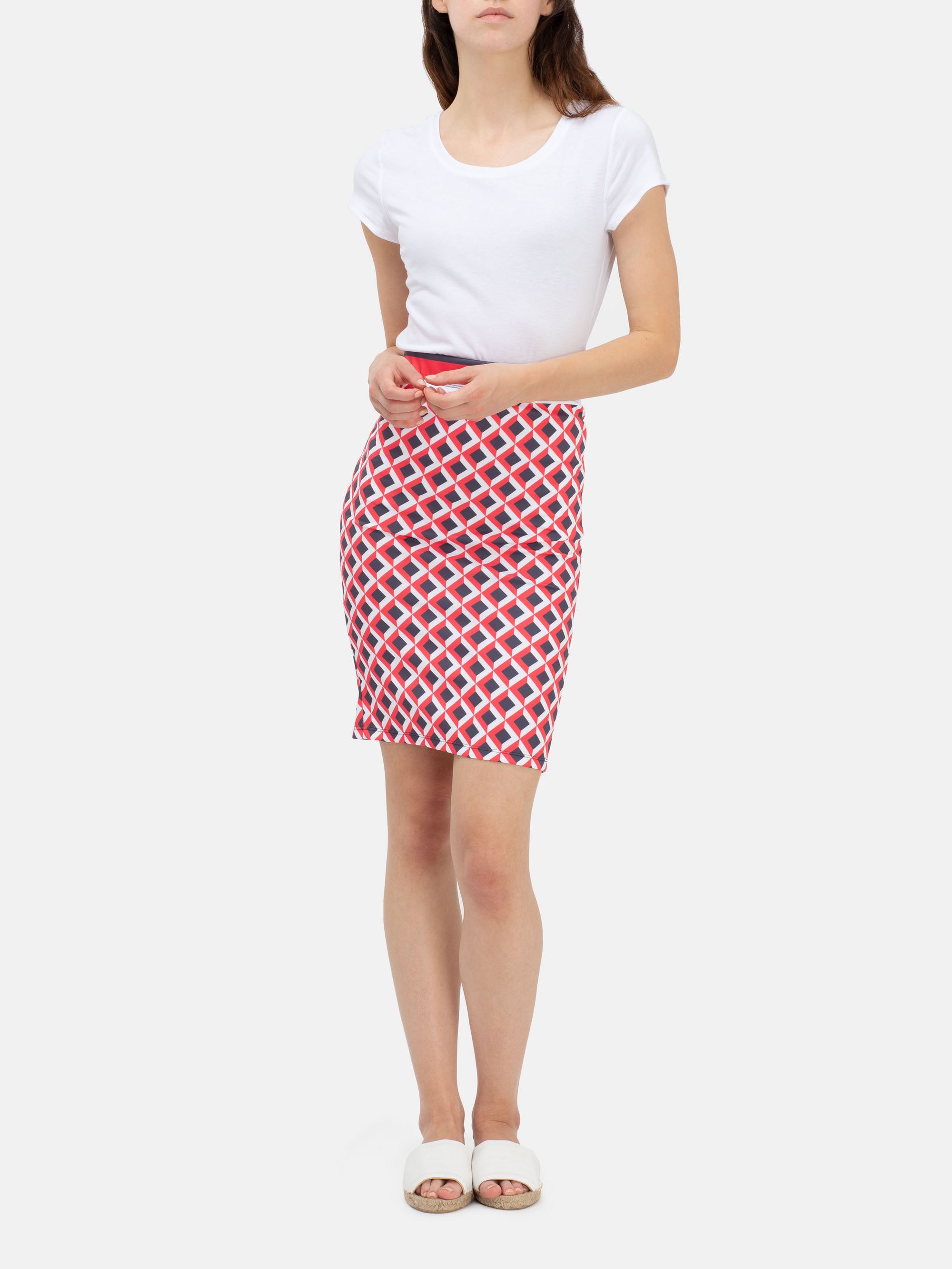 Custom Pencil Skirt. Printed Pencil Skirt Handmade.