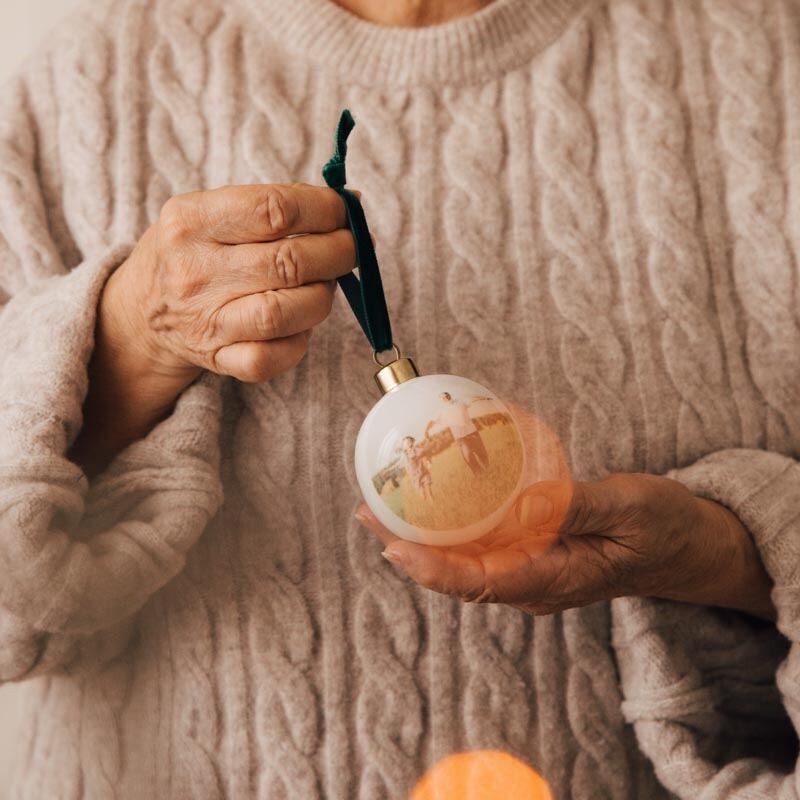 Personalised Photo Christmas Baubles. Make Your Own Baubles