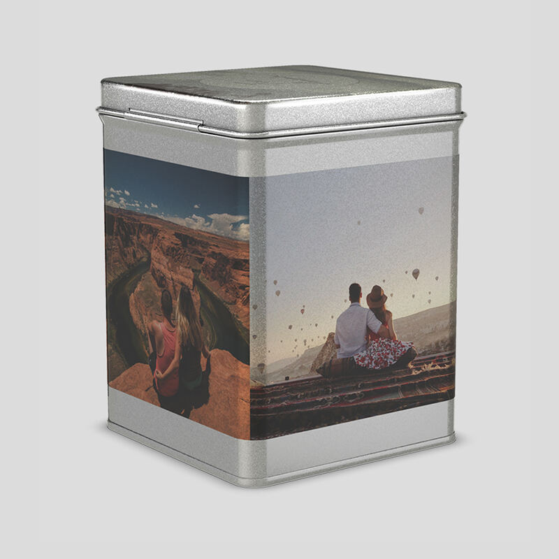 Personalised Tea Caddy Personalised Tea Tin