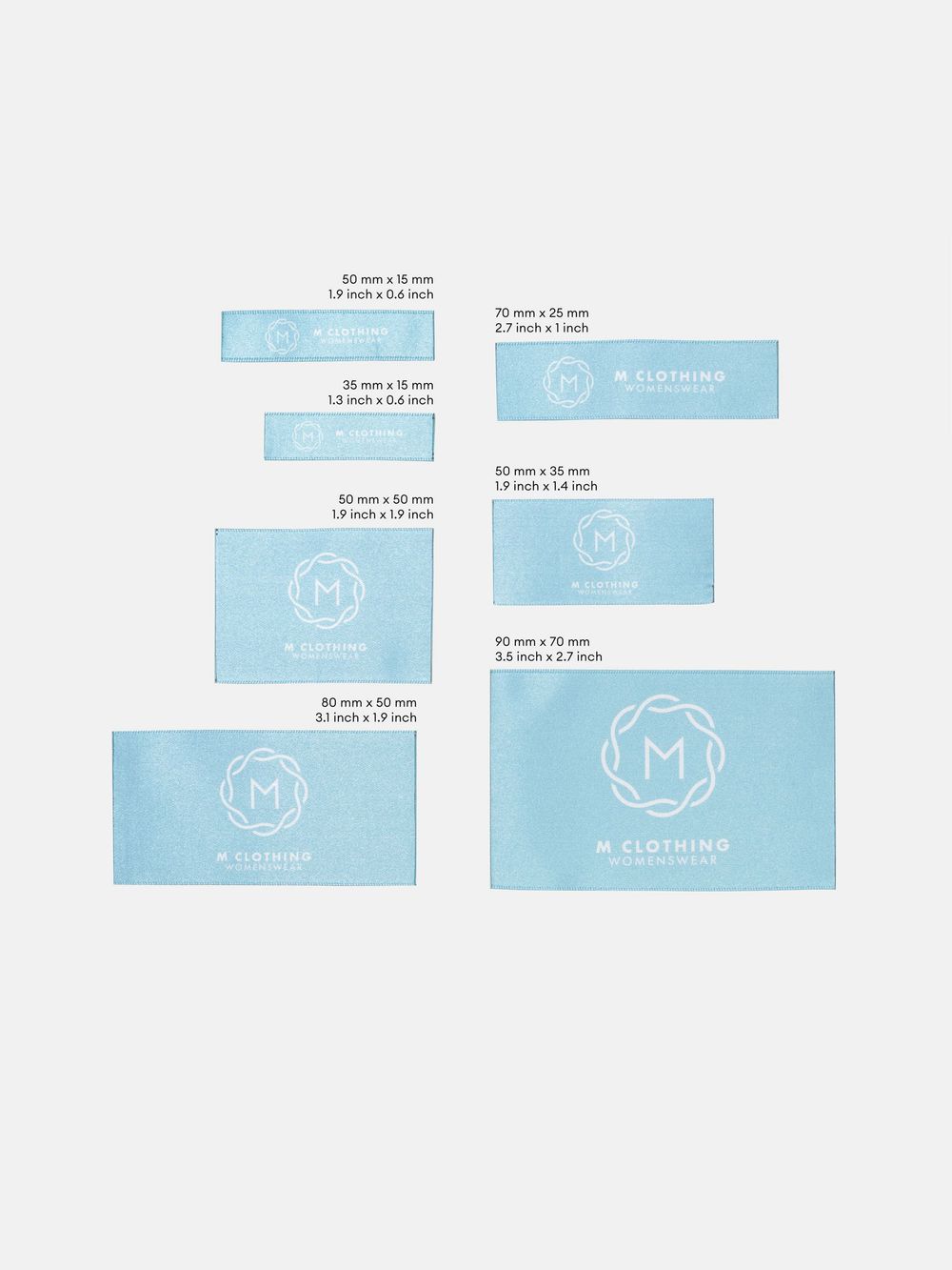 Custom Printed Fabric Labels. Design Your Brand Labels