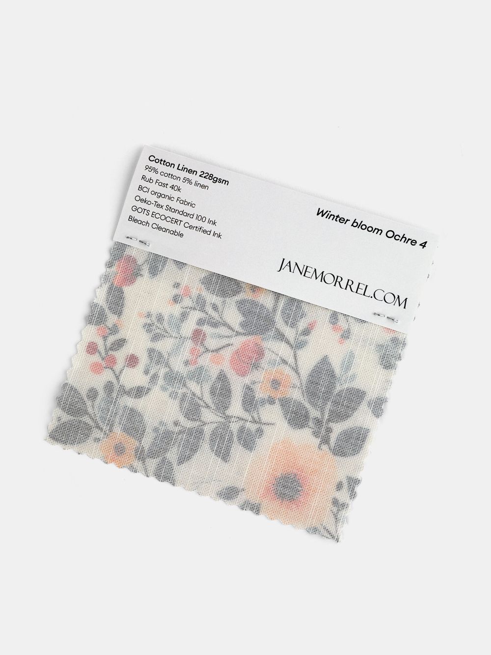 Design Your Fabric Memo Samples with Printed Card Header