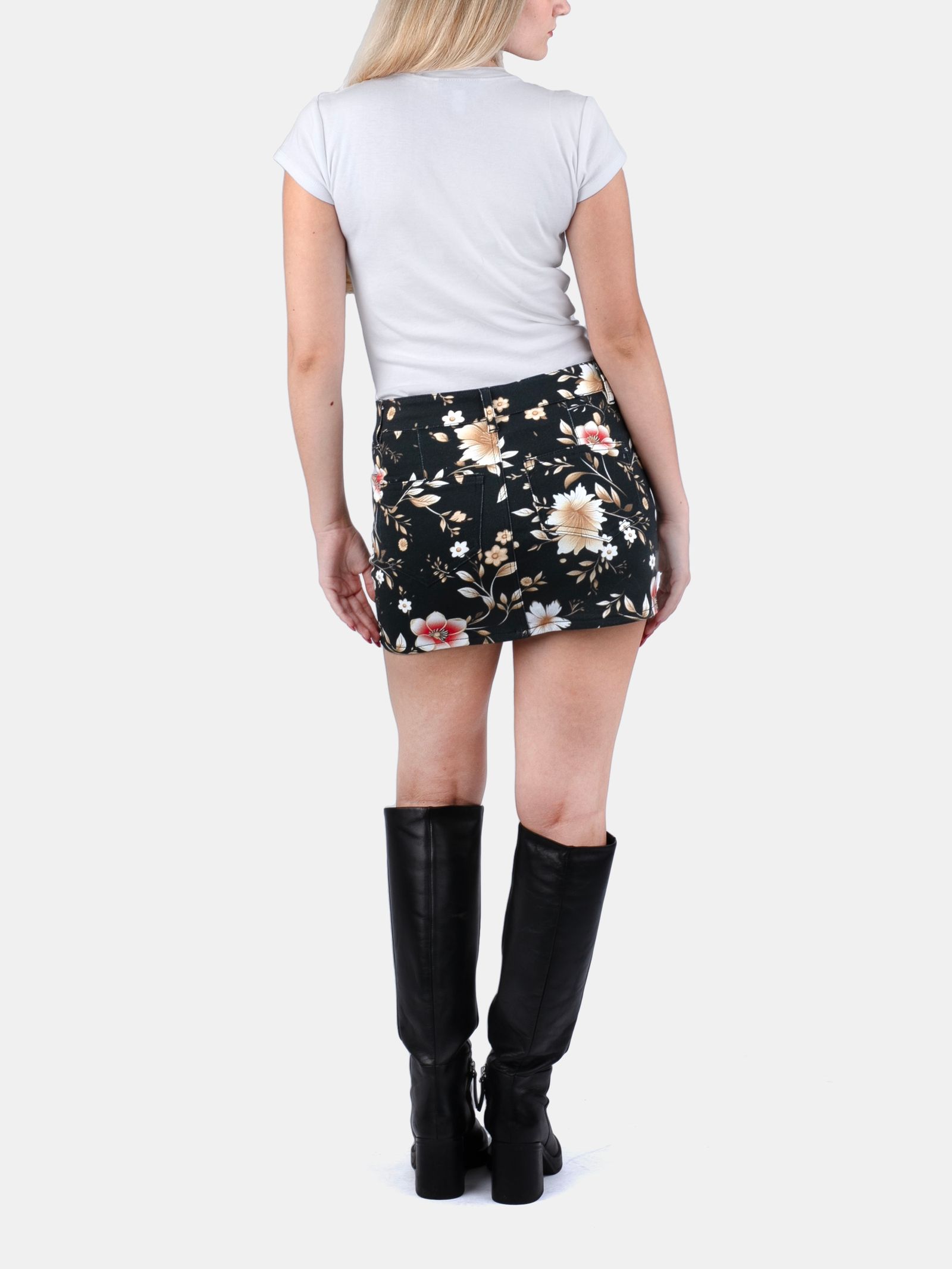 Custom Denim Skirts | Custom Printed Denim Skirts